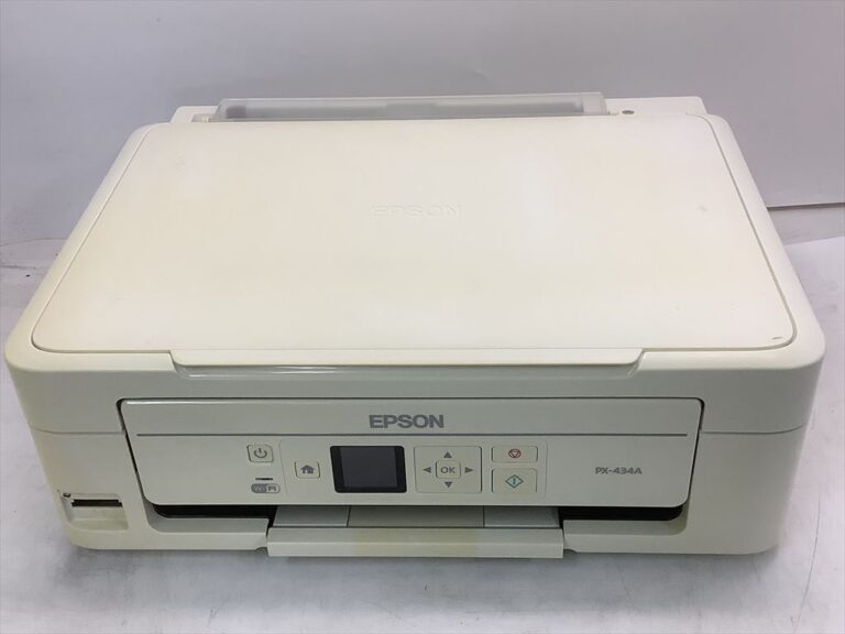 旧モデル エプソン Colorio インクジェット複合機 PX-434A 無線LAN標準対応 スマートフォンプリント対応 4色独立顔料インク ベーシックモデル